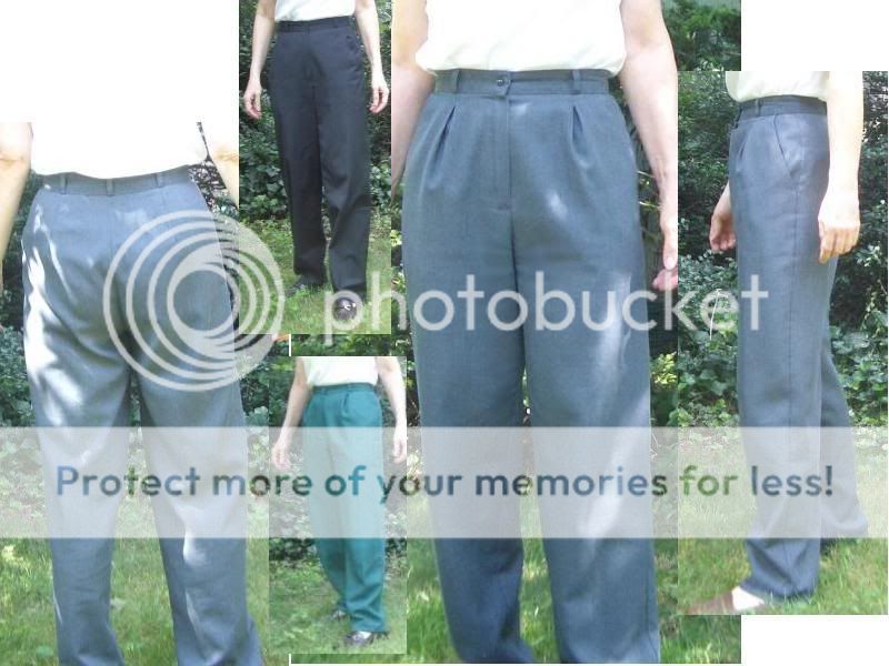 McCall's OOP Pants w/fly front/pockets OOP 8193 pattern review by Morisot